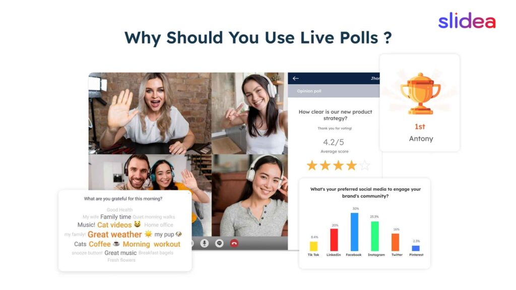 Slidea: Boost Engagement with Interactive Live Polls