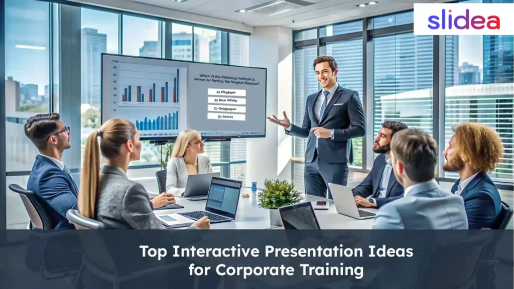 Slidea: Interactive Presentation Idea for Corporate Training
